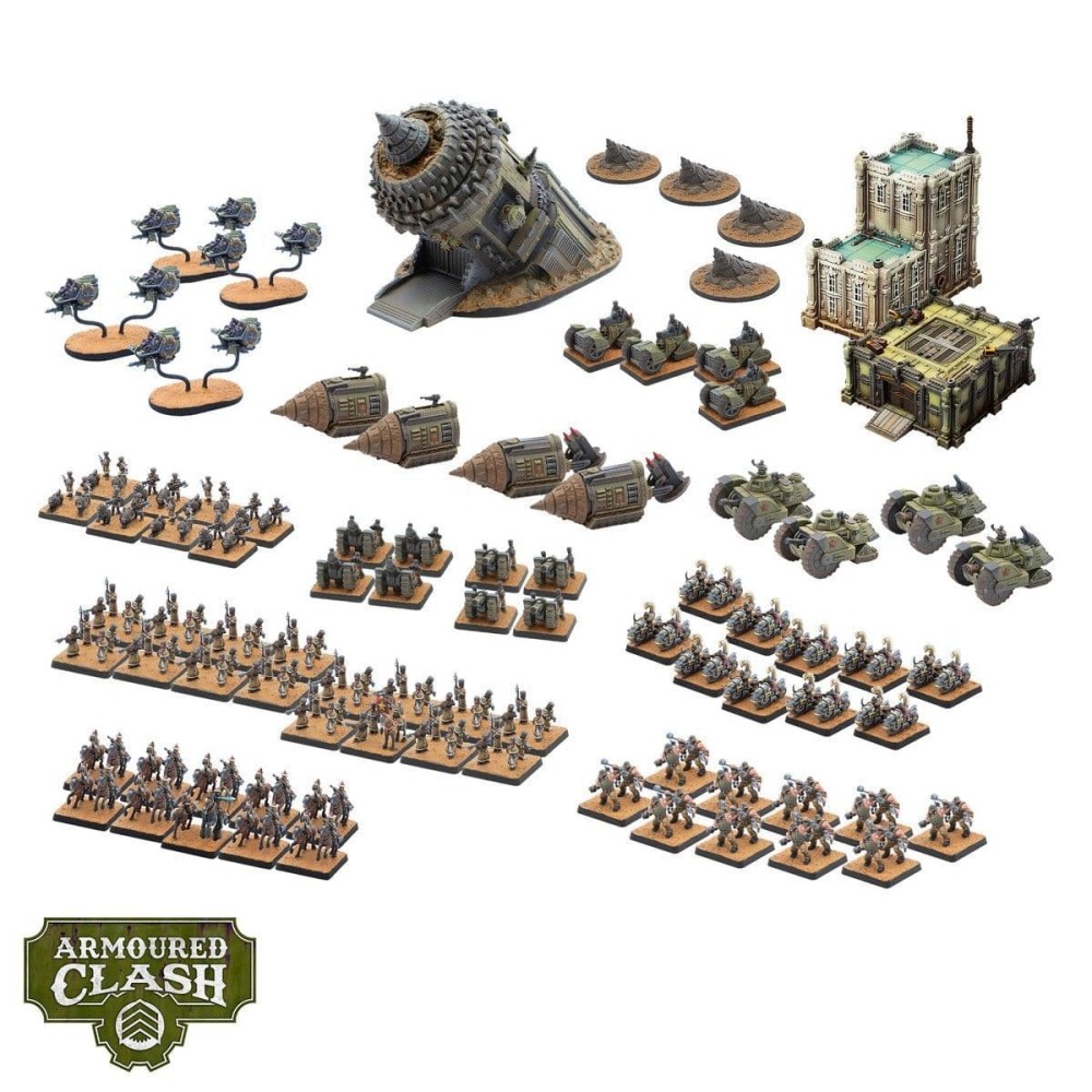 Dystopian Wars Armoured Clash Commonwealth Faction Battlegroup Starter Set