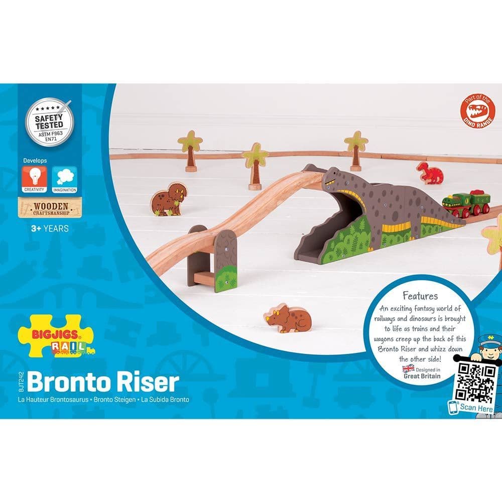 wooden trains Bronto Riser