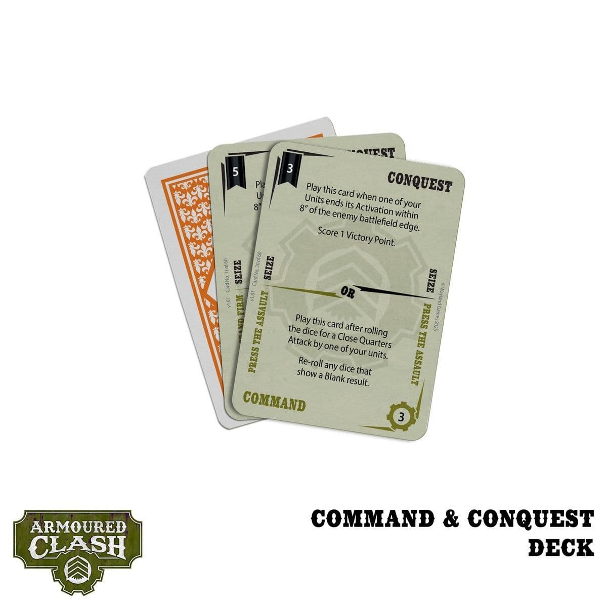 Dystopian Wars Armoured Clash Alliance Command & Conquest Deck
