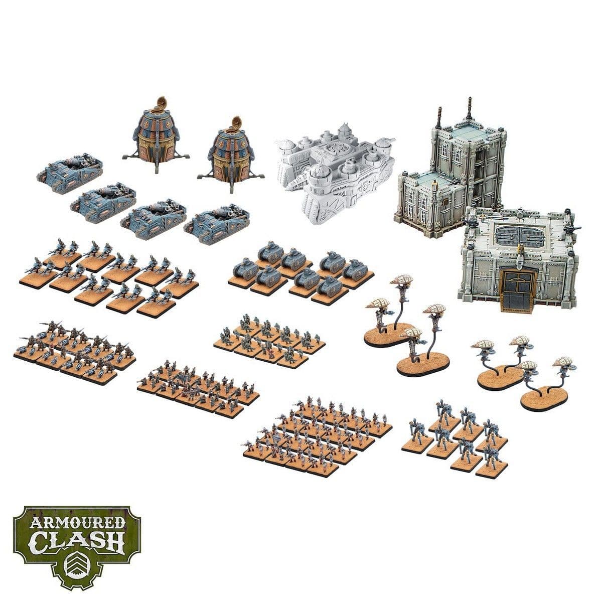 Dystopian Wars Armoured Clash Alliance Faction Battlegroup Starter Set