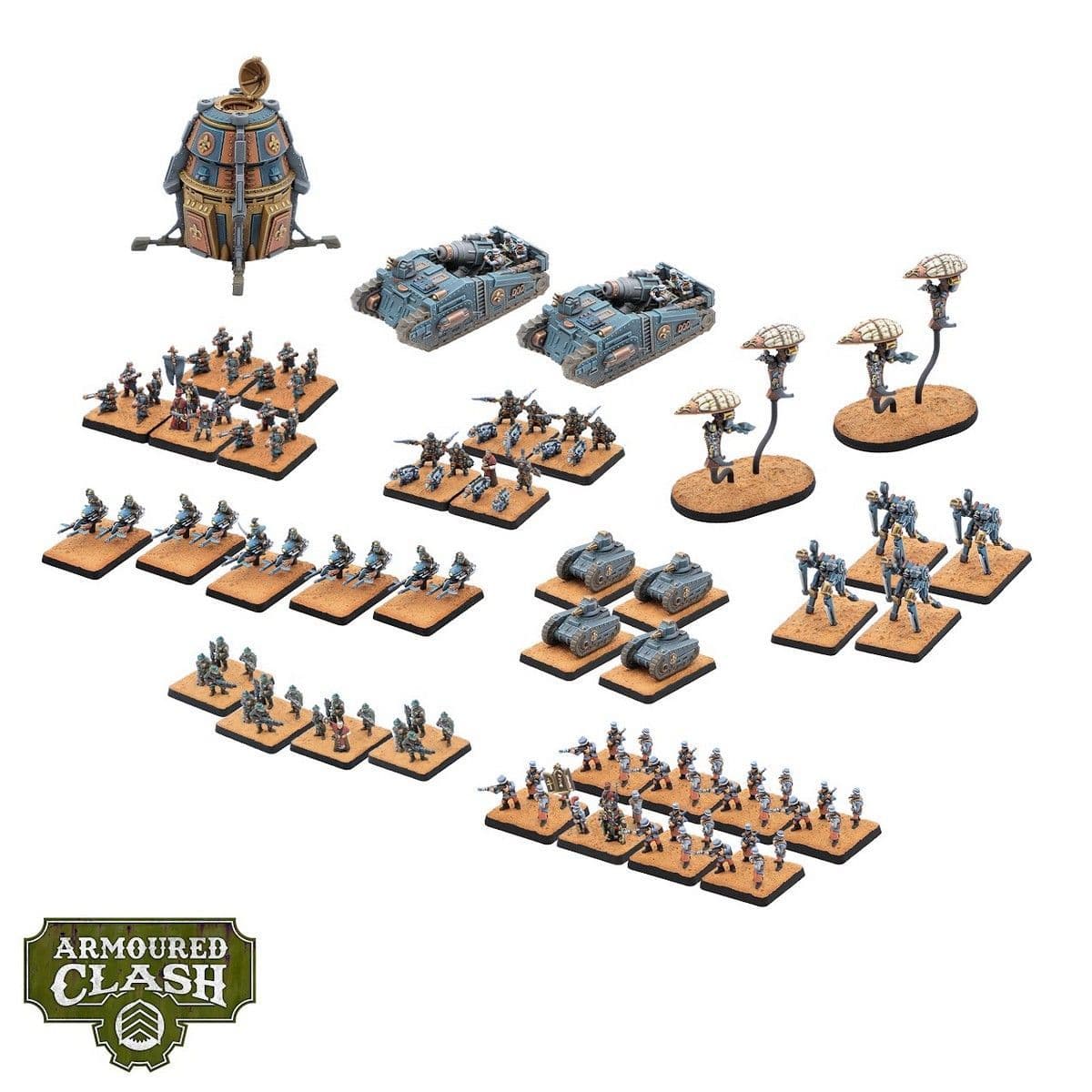 Dystopian Wars Armoured Clash Alliance Introductory Set
