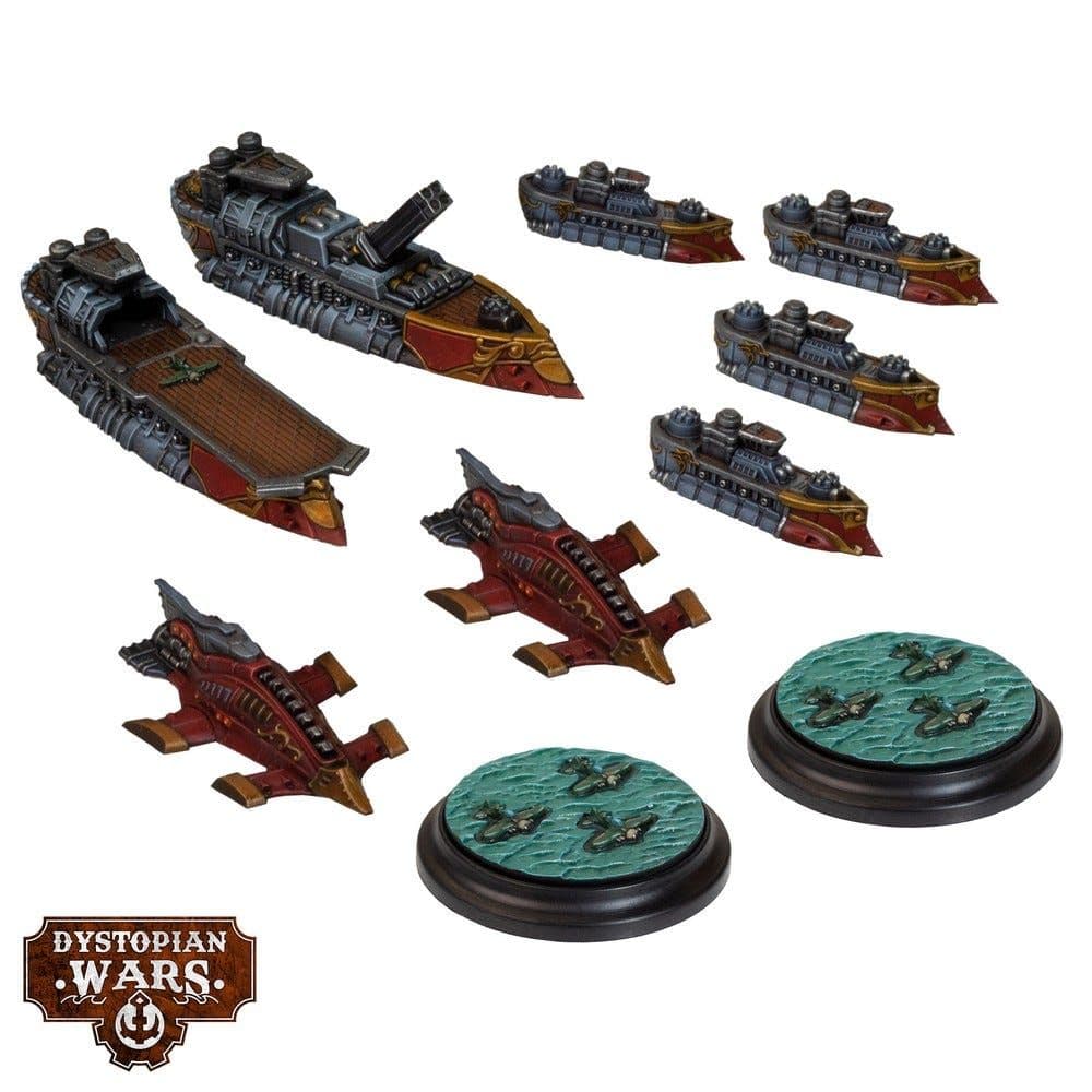 Warcradle Studios Dystopian Wars British Crown Support Squadrons
