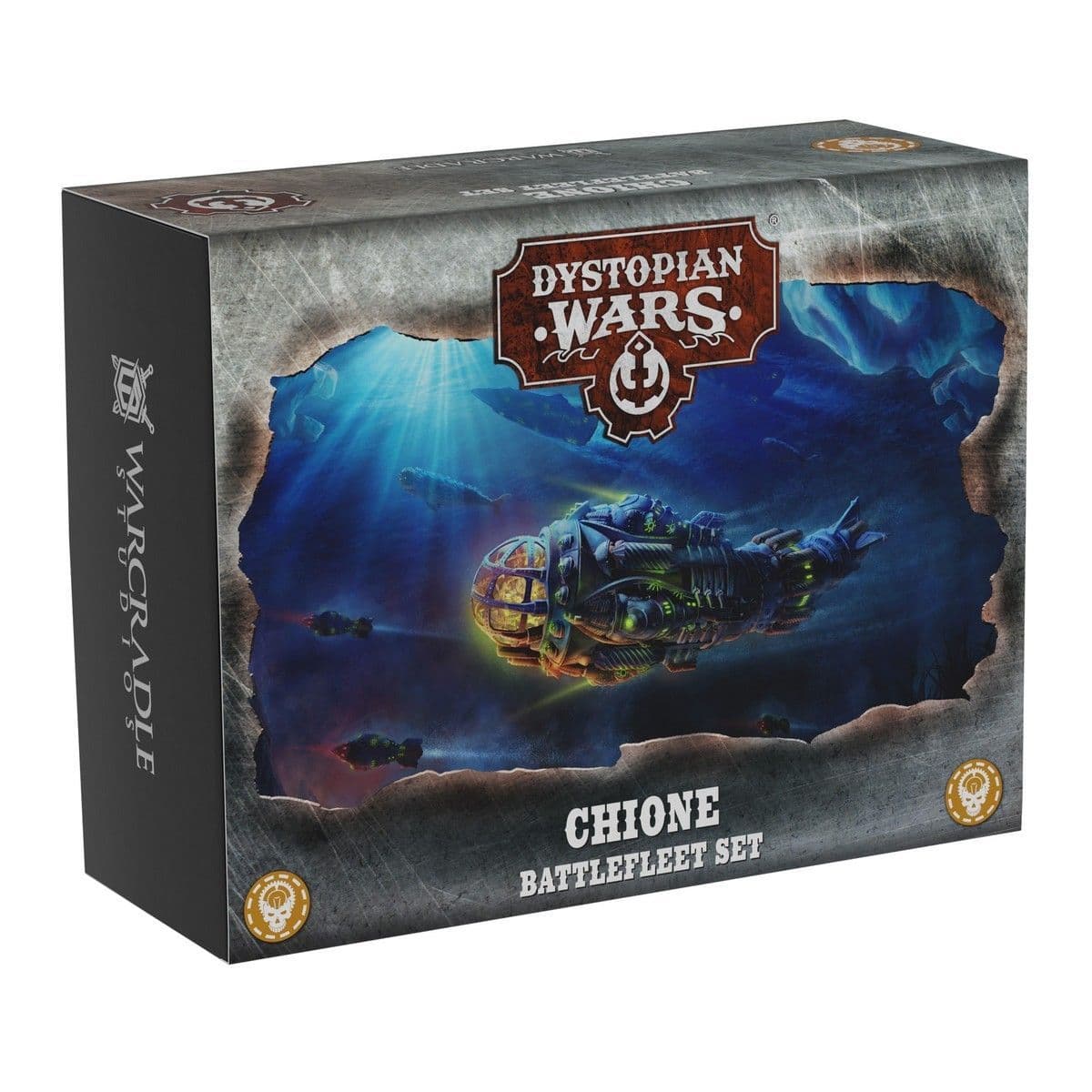 Warcradle Studios Dystopian Wars Chione Battlefleet Set