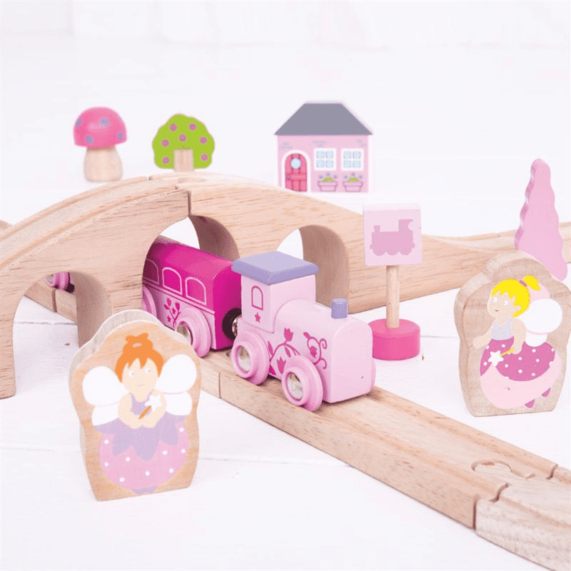 Wooden Trains Fairy Figure of Eight Train Set