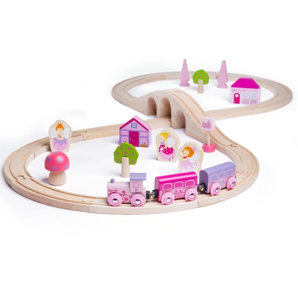 Wooden Trains Fairy Figure of Eight Train Set