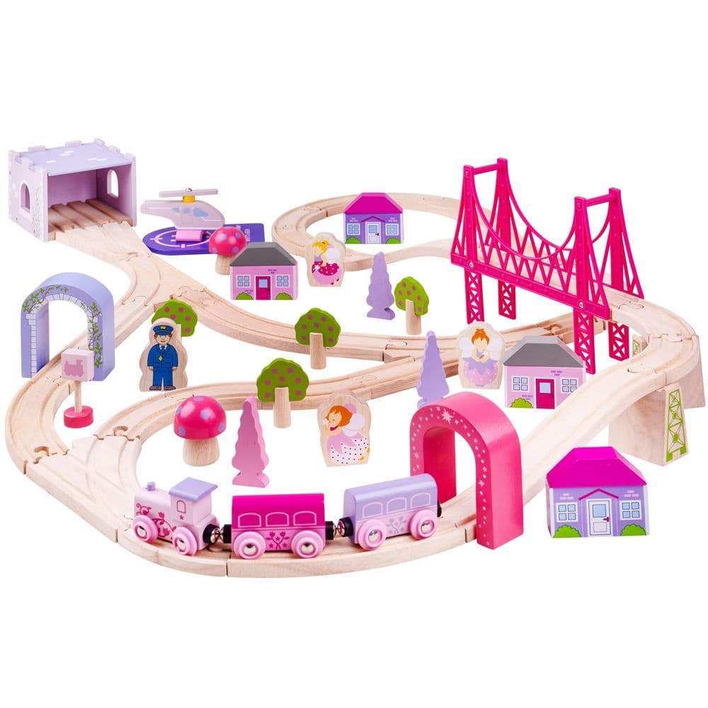 Wooden Trains Fairy Town Train Set