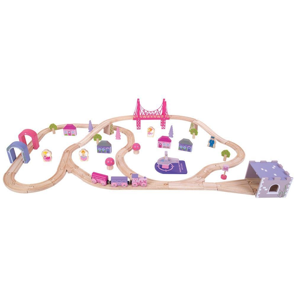 Wooden Trains Fairy Town Train Set