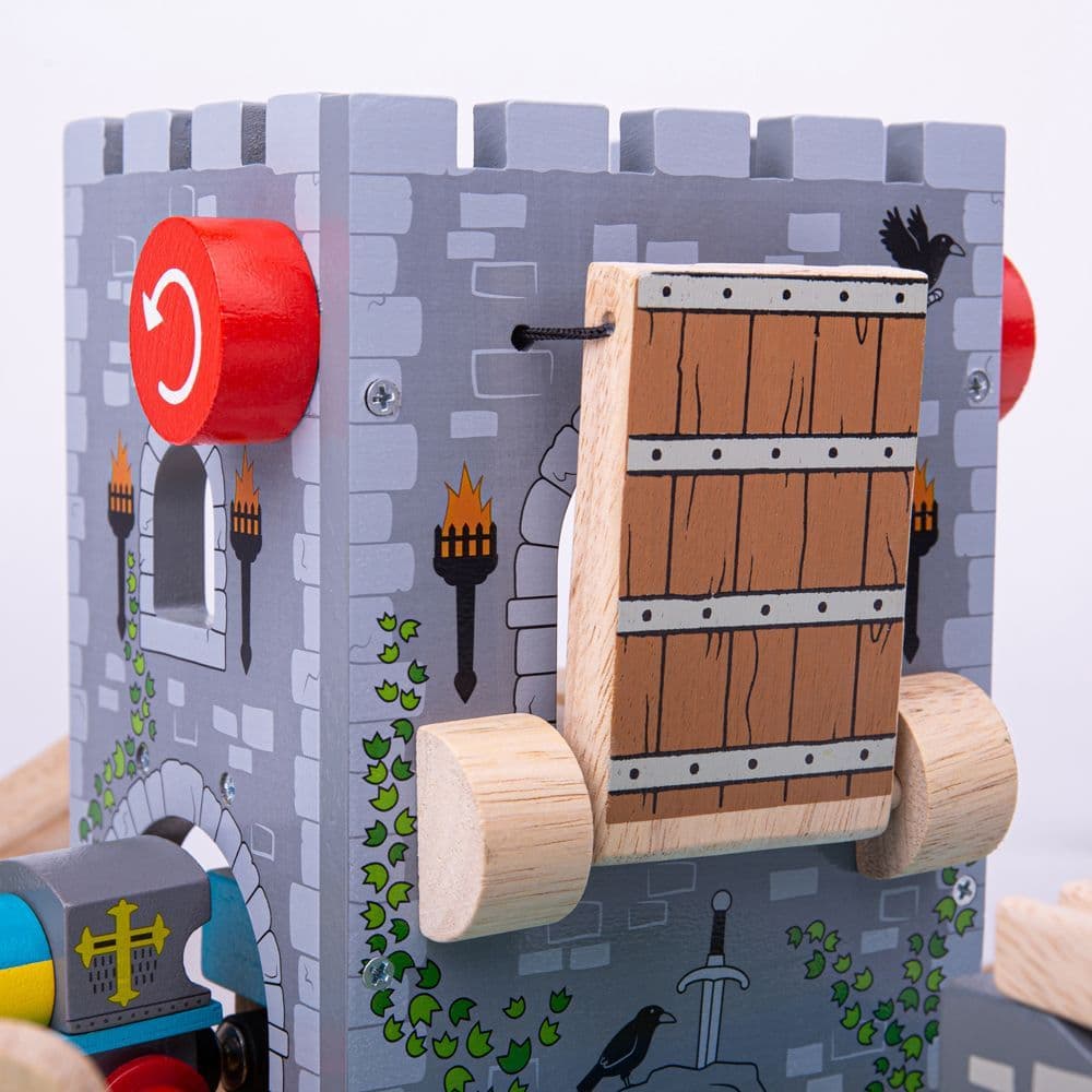 wooden trains Medieval Drawbridge
